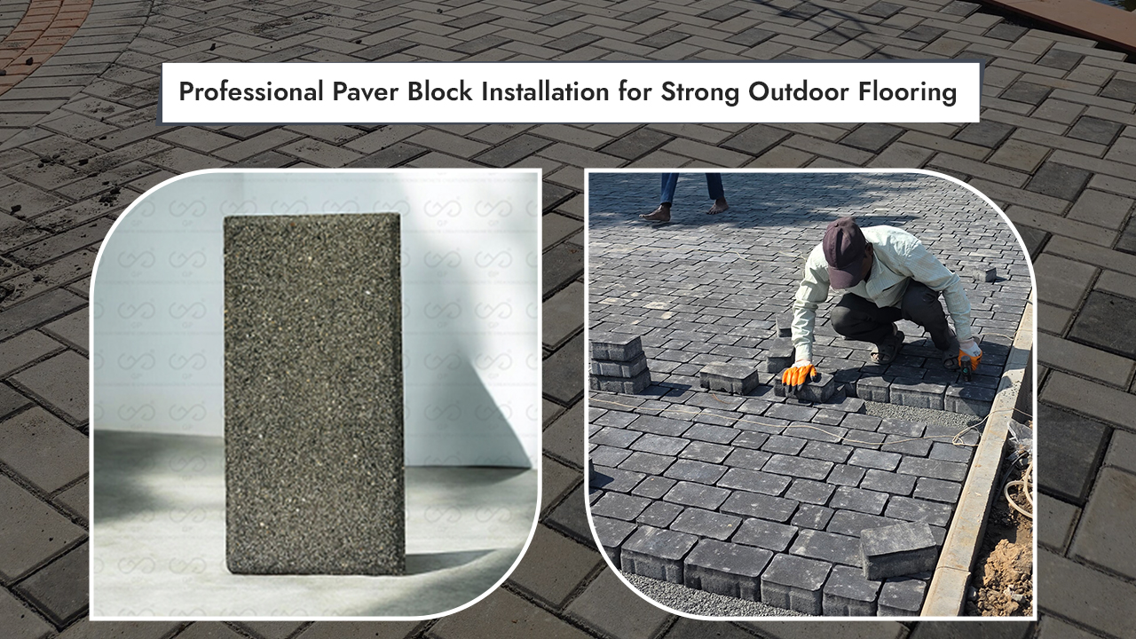 Professional Paver Block Installation | GP Concrete Creations